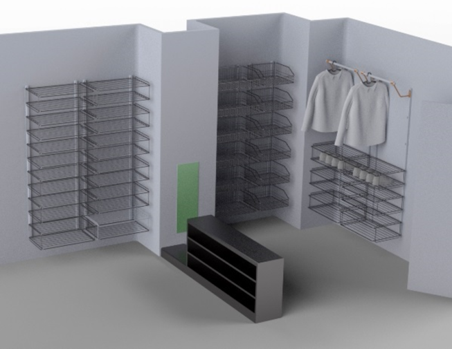 Cleanroom shelving - STERIGENE